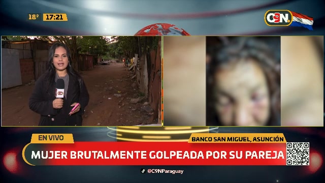 Mujer brutalmente golpeada por su pareja - C9N